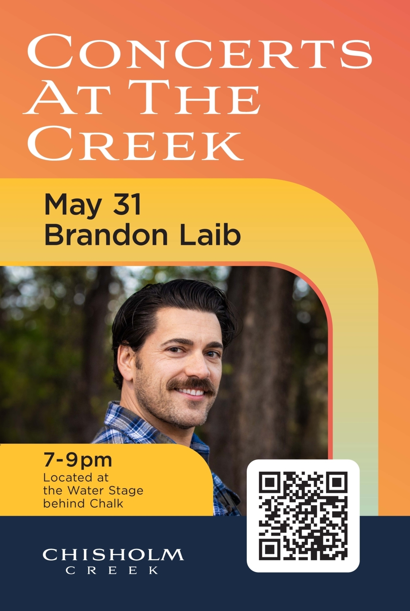 CONCERTS @ THE CREEK - BRANDON LAID - Chisholm Creek