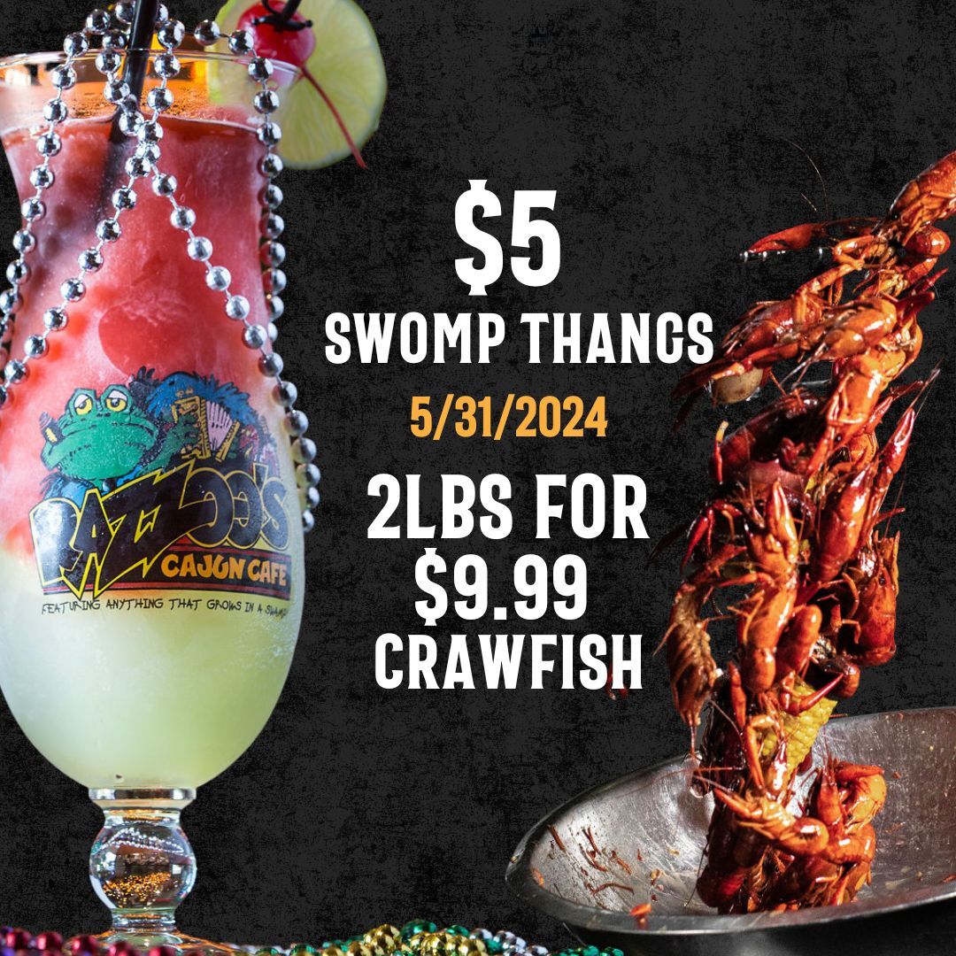 RAZZOO'S - 2LBS OF CRAWFISH FOR $9.99 - Chisholm Creek